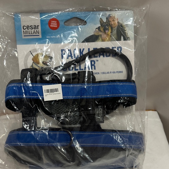 Dog | Cesar Millan Pack Leader Collar Blue And Blacknwt Size Large ...